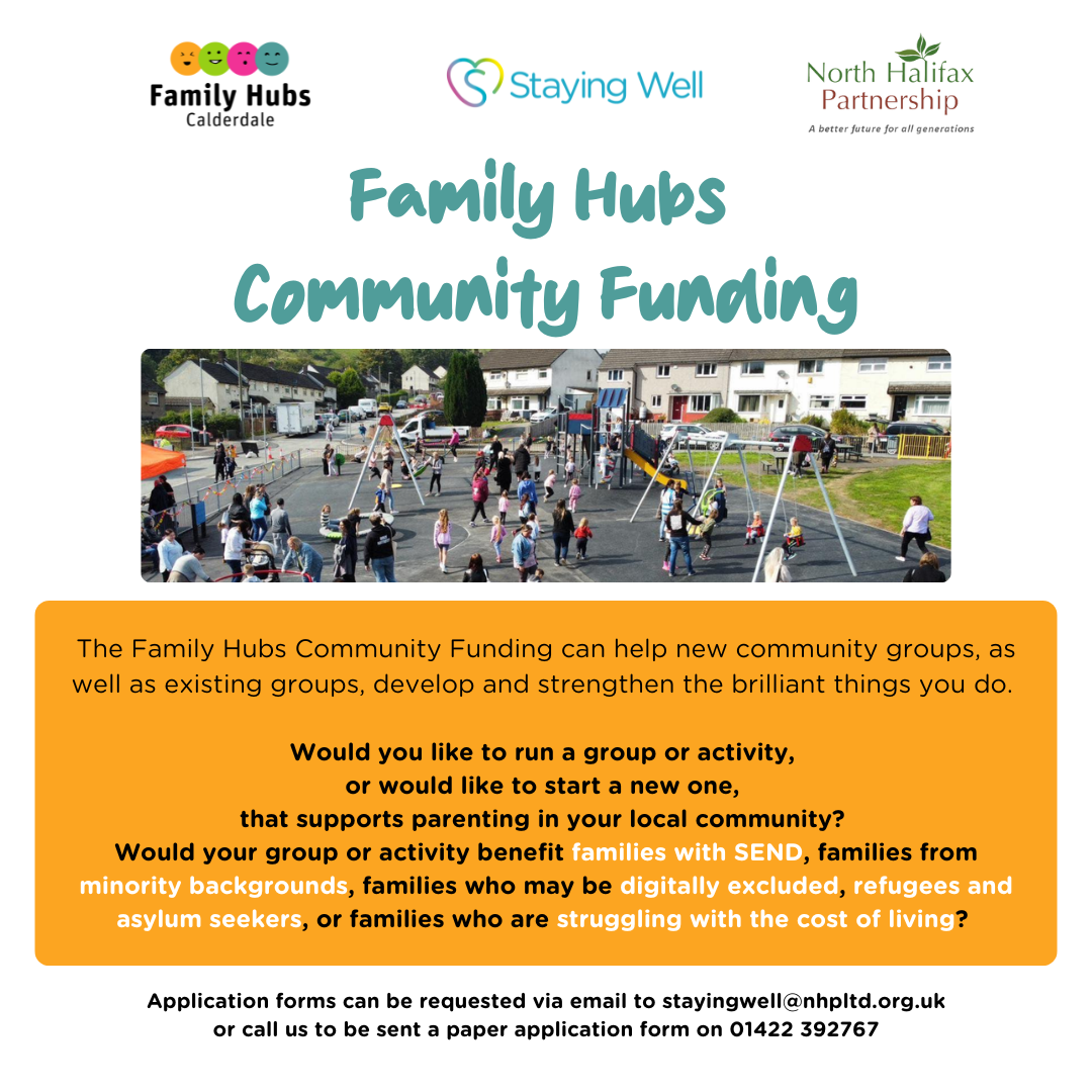 Family Hubs Community Funding - North Halifax Partnership